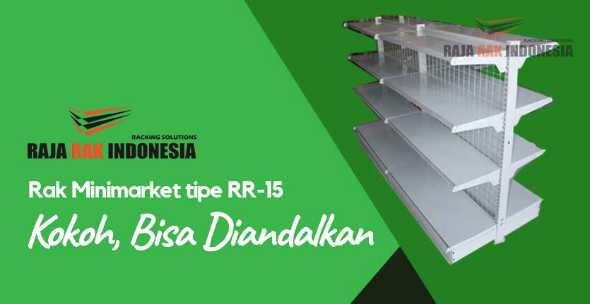 Rak Minimarket Gondola Display Toko Serbaguna - Rak Besi Siku Gudang