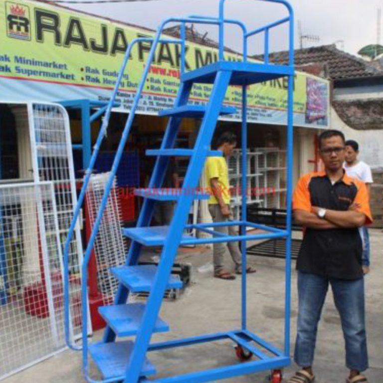 Rak Minimarket Gondola Display Toko Serbaguna - Rak Besi Siku Gudang